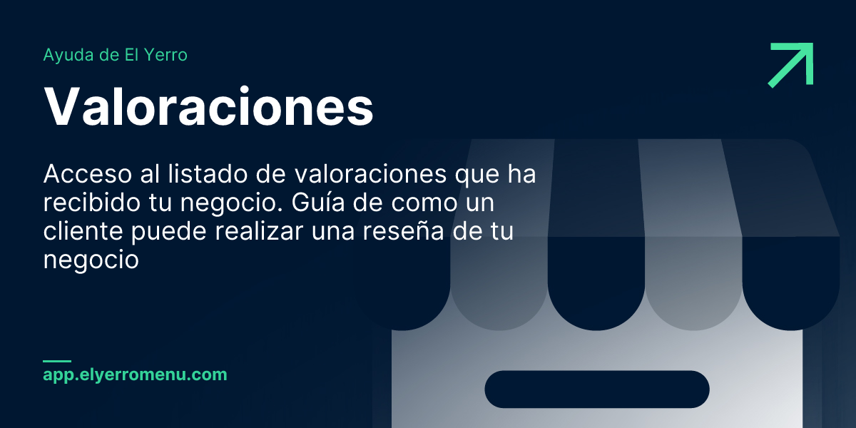 Valoraciones | El Yerro Menú - Catálogo digital
