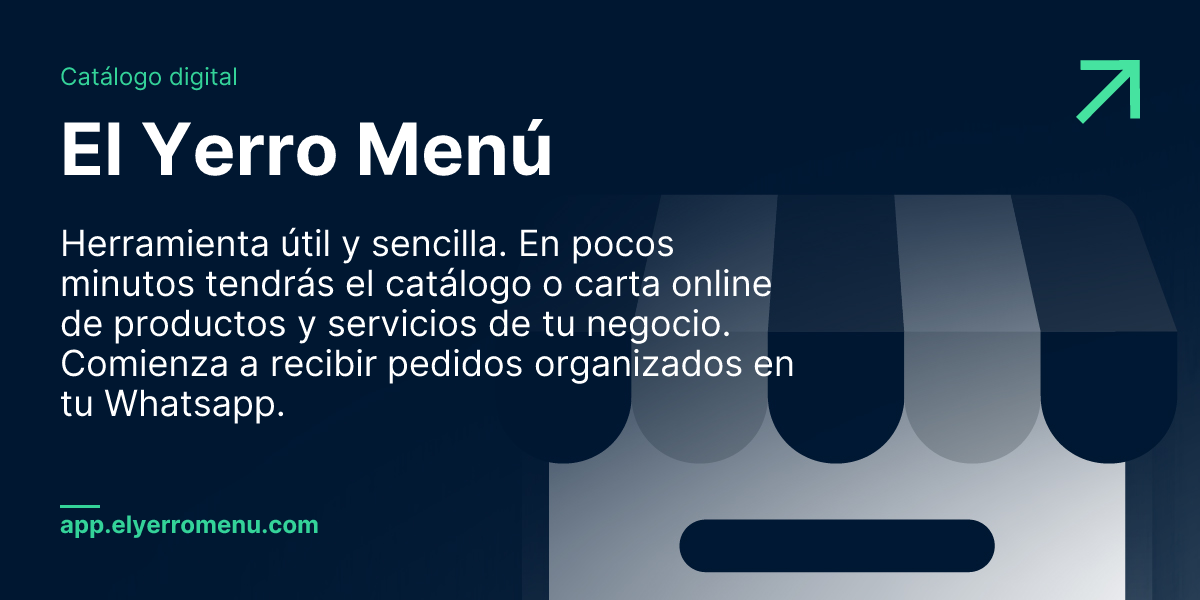 El Yerro Menú - Catálogo digital